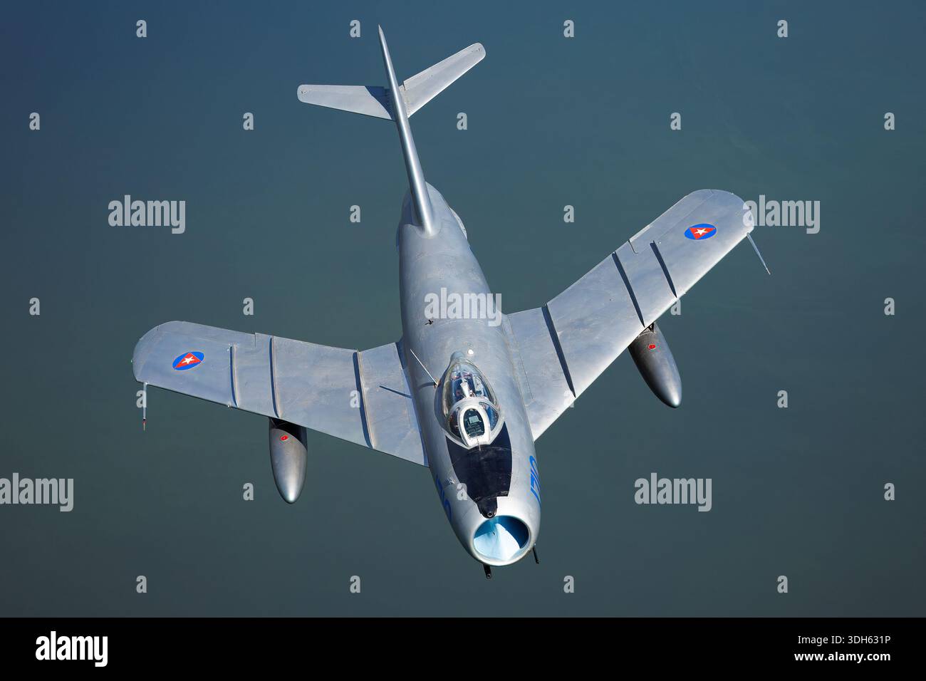 PZL-Mielec Lim-5, Reg. N1710, is a Cuban Air Force-marked MiG-17 ...