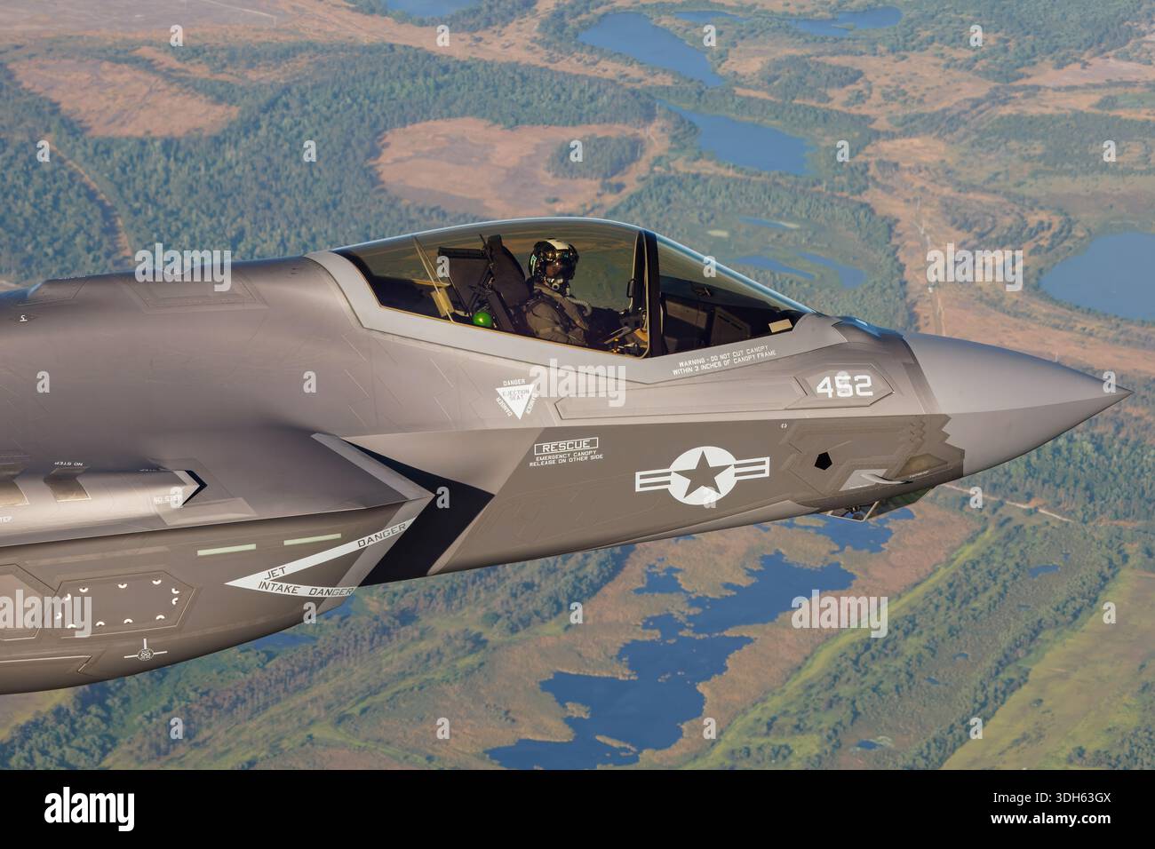 The U.S. Navy Lockheed Martin F-35C Lightning II, registration NJ-452 ...