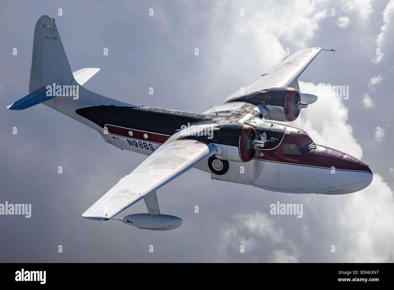 The Grumman G-73 Mallard, registration N98BS, serial J-18, Ti-Loup du ...