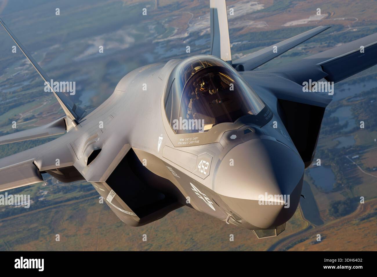 The U.S. Navy Lockheed Martin F-35C Lightning II, NJ-452, assigned to ...