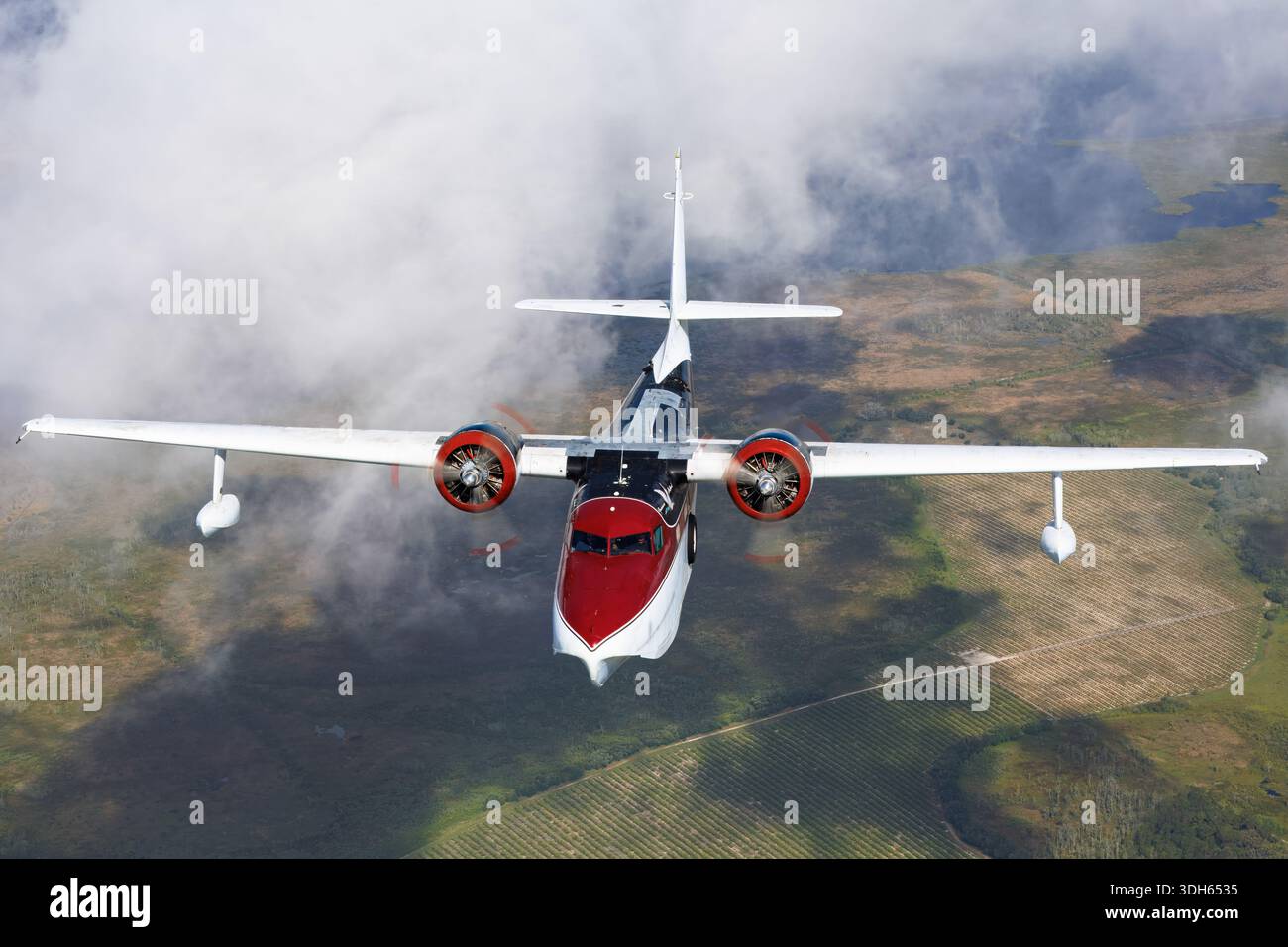 The Grumman G-73 Mallard N98BS, serial J-18, named Ti-Loup du Lac, is a ...