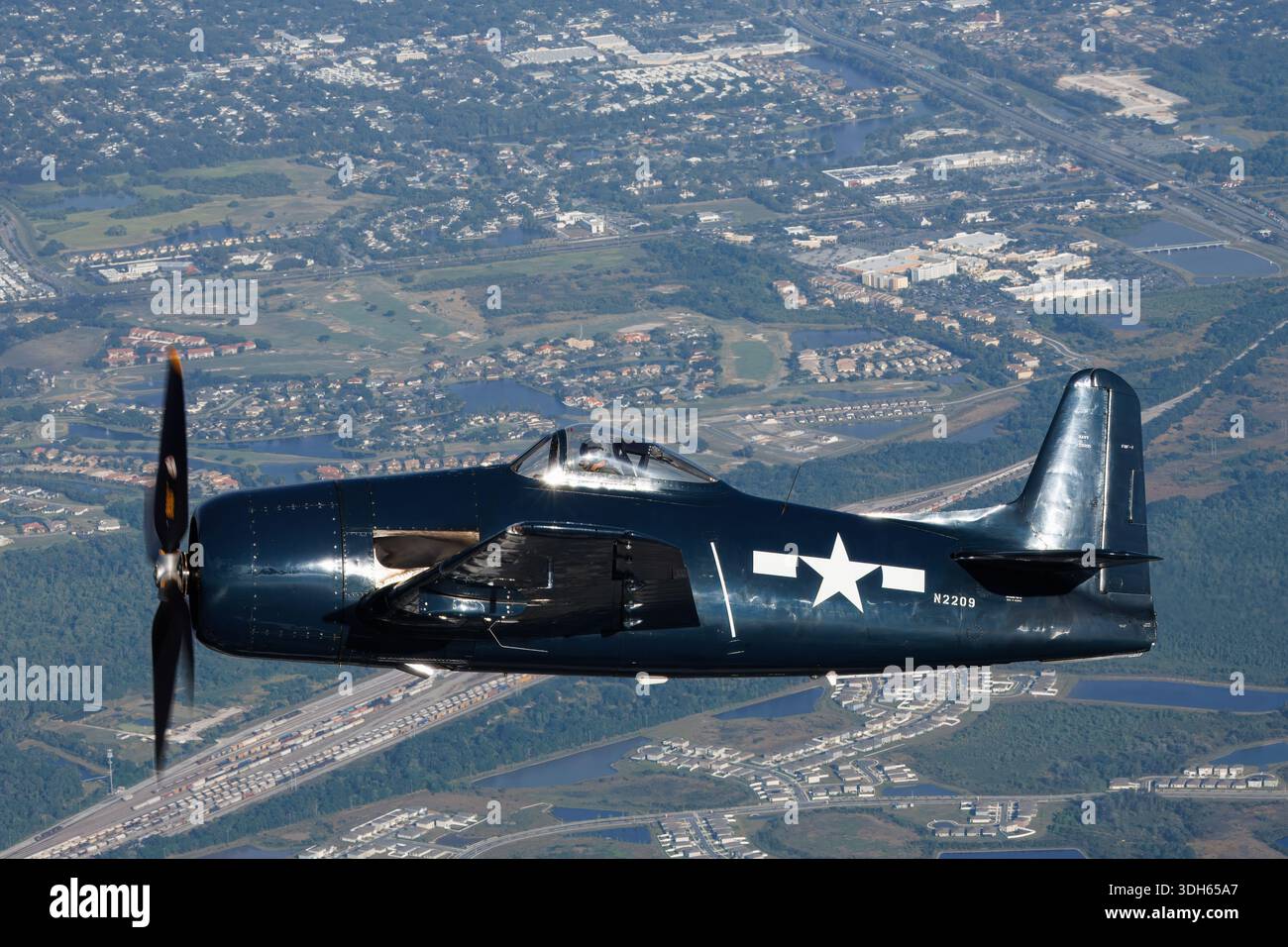 At Sun N Fun Aerospace Expo 2025, the Grumman F8F-1B Bearcat, N2209 ...