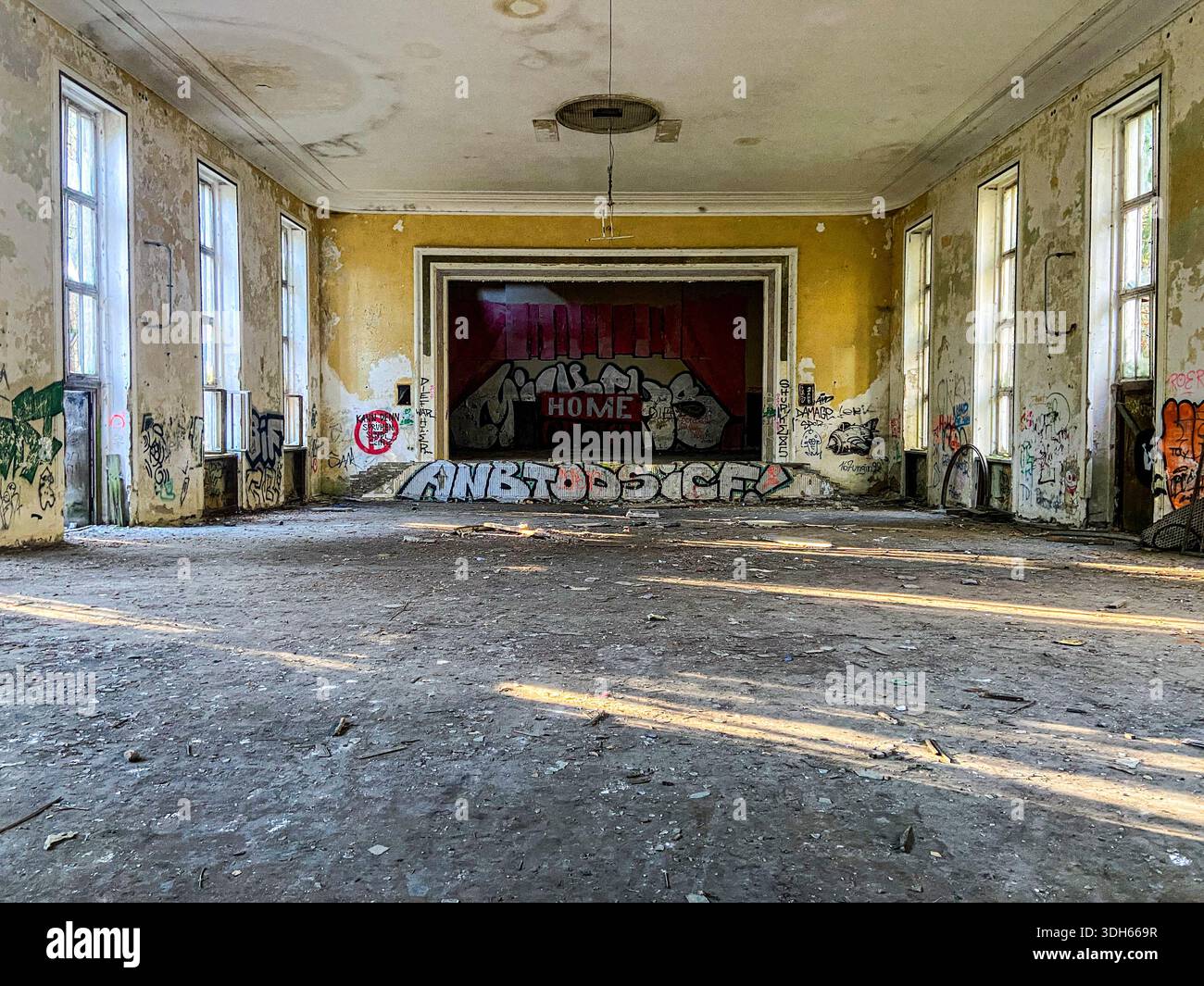 Former Soviet Military Base near Vogelsang in Brandenburg, Germany is ...