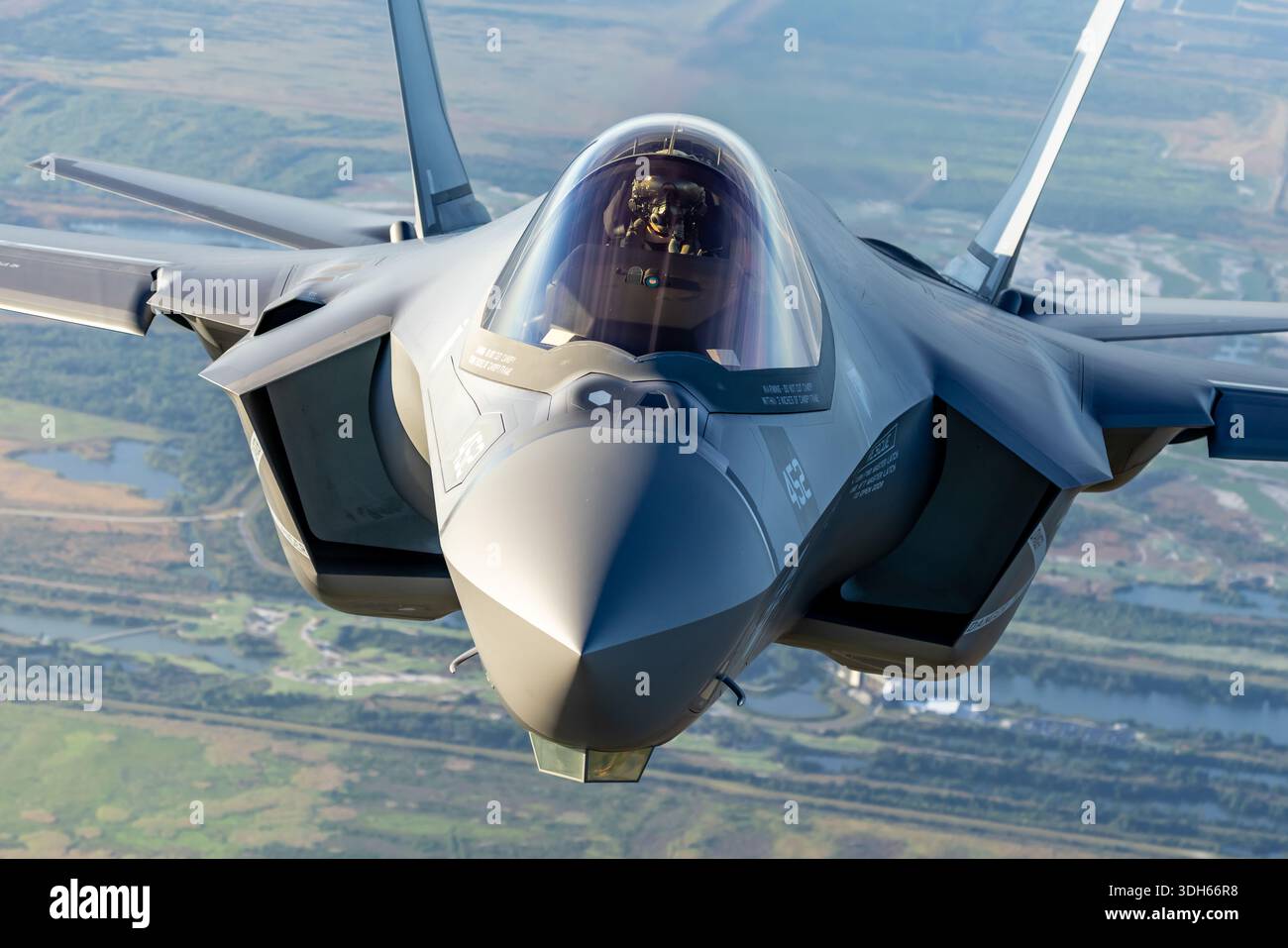 U.S. Navy F-35C Lightning II NJ-452 from VFA-125 Rough Raiders is a ...