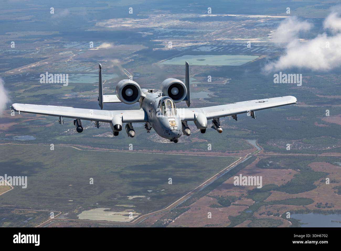 The Fairchild A-10 Thunderbolt II 'Warthog', registration 78-0702 ...