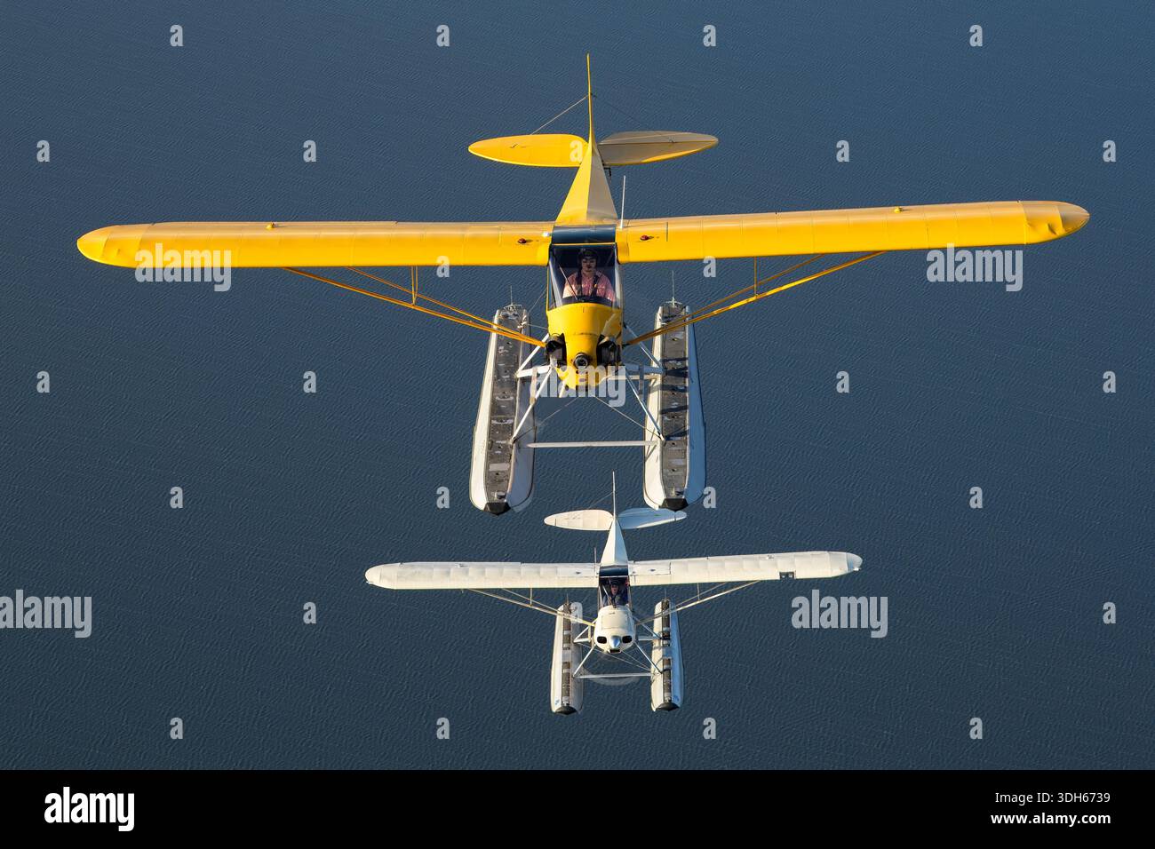 The Piper J-3C-65 Cub N92107 and Piper PA-18 Super Cub N6738C were ...