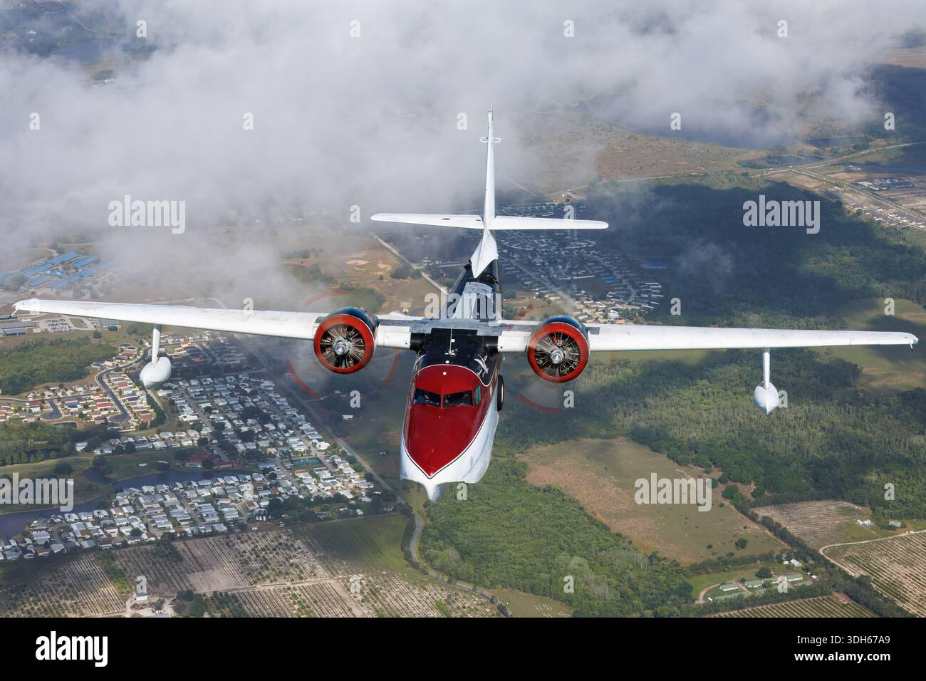 Grumman G-73 Mallard N98BS, serial J-18, named Ti-Loup du Lac, is a ...