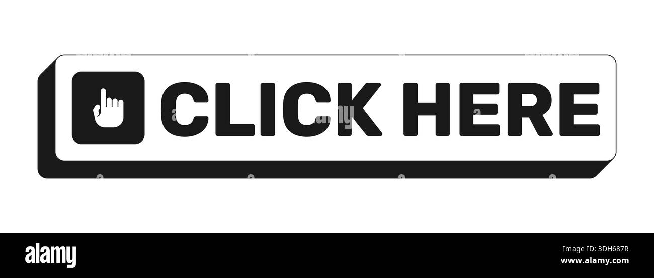 Click rectangle ui web Stock Vector Images - Alamy