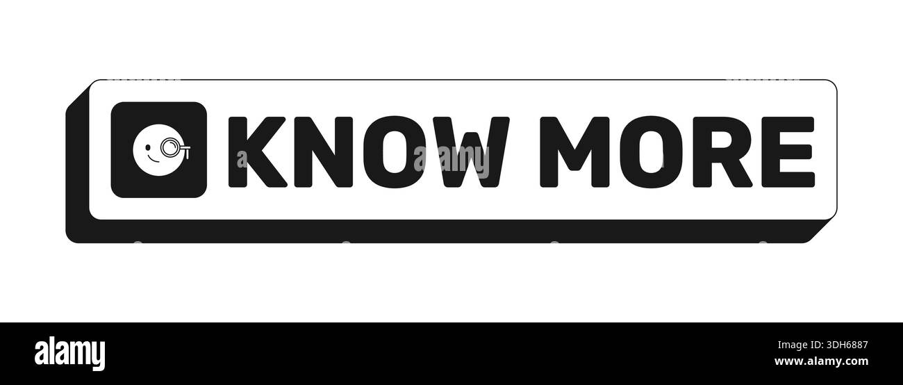 Know more web button hi-res stock photography and images - Alamy