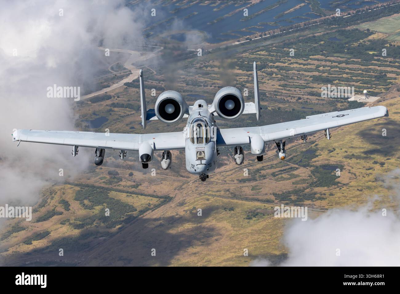 The Fairchild A-10 Thunderbolt II, Warthog, registration 78-0702 ...