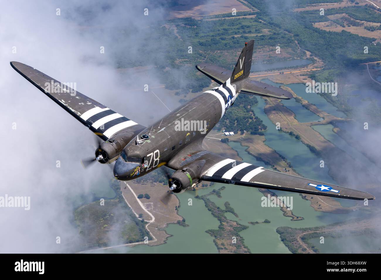 The Douglas C-47A Skytrain, registration N3239T, serial 19054 ...
