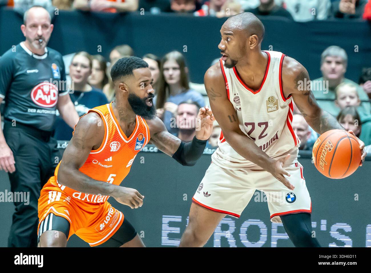 Chemnitz, Germany January 18, 2026: 1.BBL - 2025/2026 - Niners Chemnitz ...