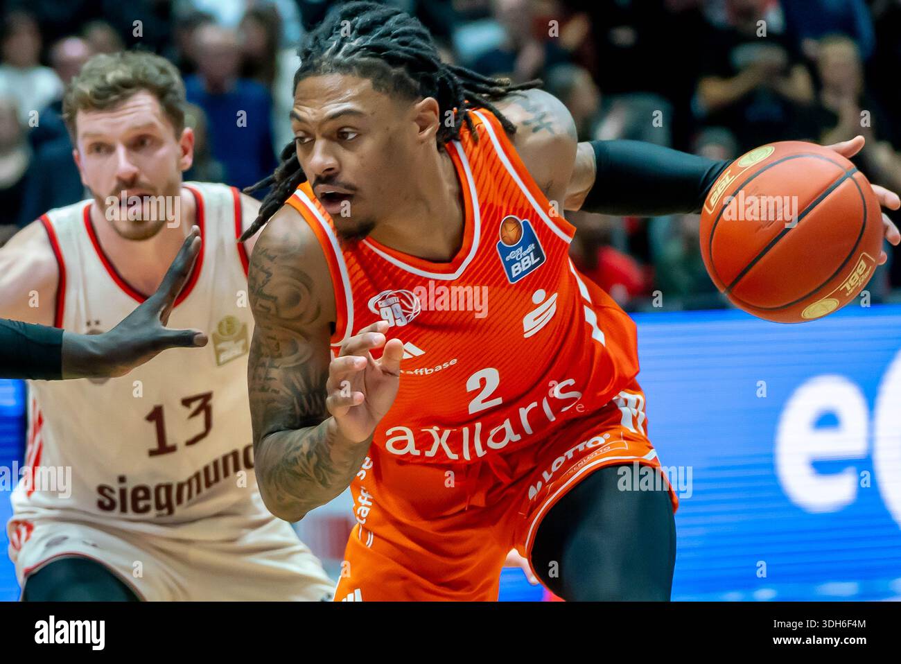 Chemnitz, Germany January 18, 2026: 1.BBL - 2025/2026 - Niners Chemnitz ...
