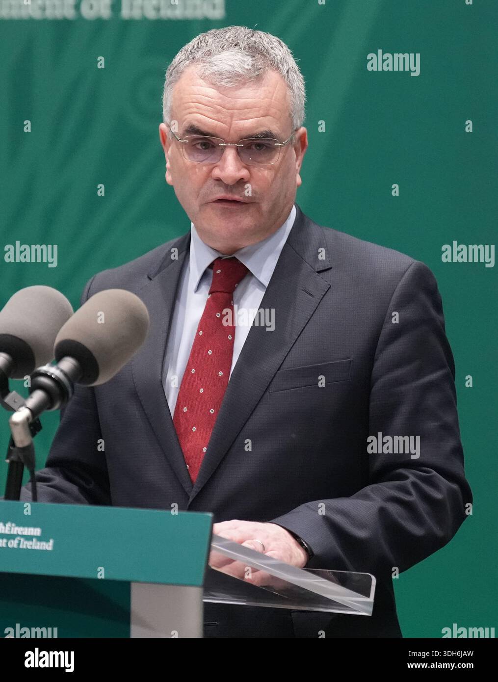 Minister for Social Protection Dara Calleary speaking at government ...