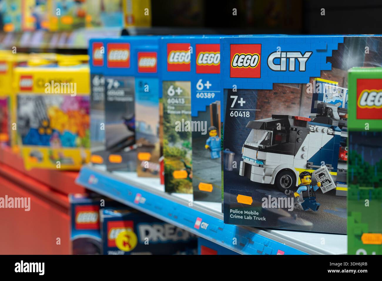 Lego products on shelf hi-res stock photography and images - Alamy