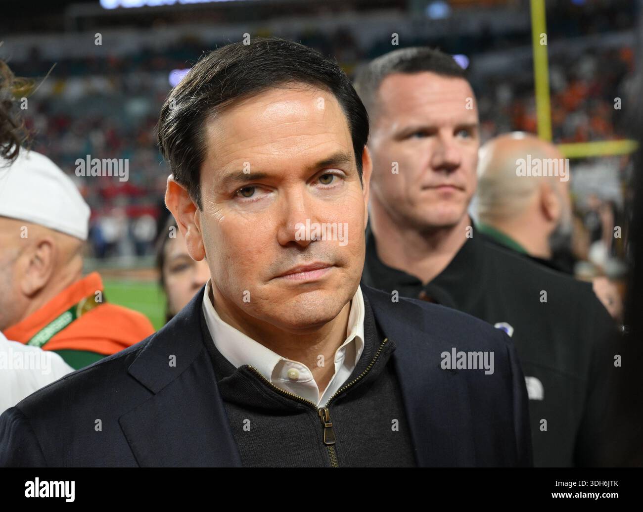Miami, United States. 19th Jan, 2026. Sec of State Marco Rubio is seen ...