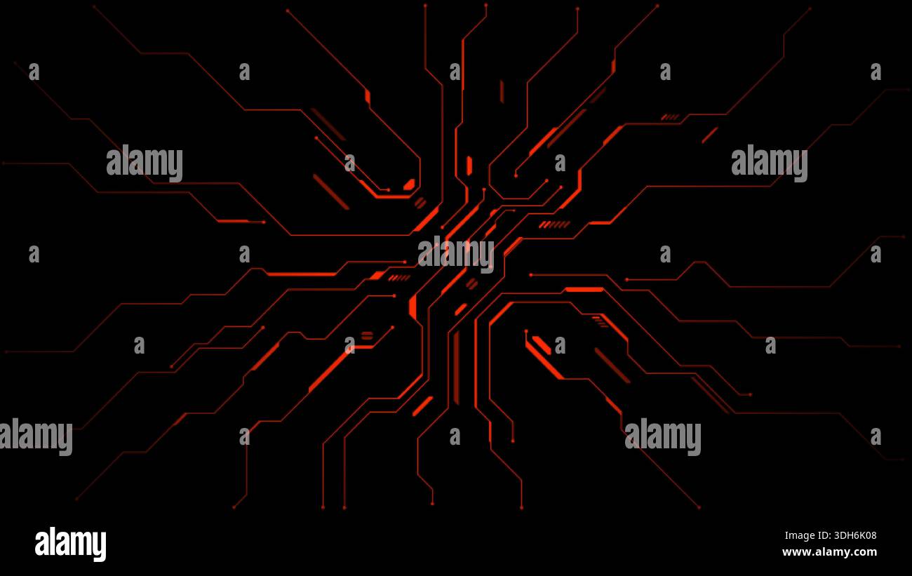 Ai technology glowing electronic hi-res stock photography and images ...