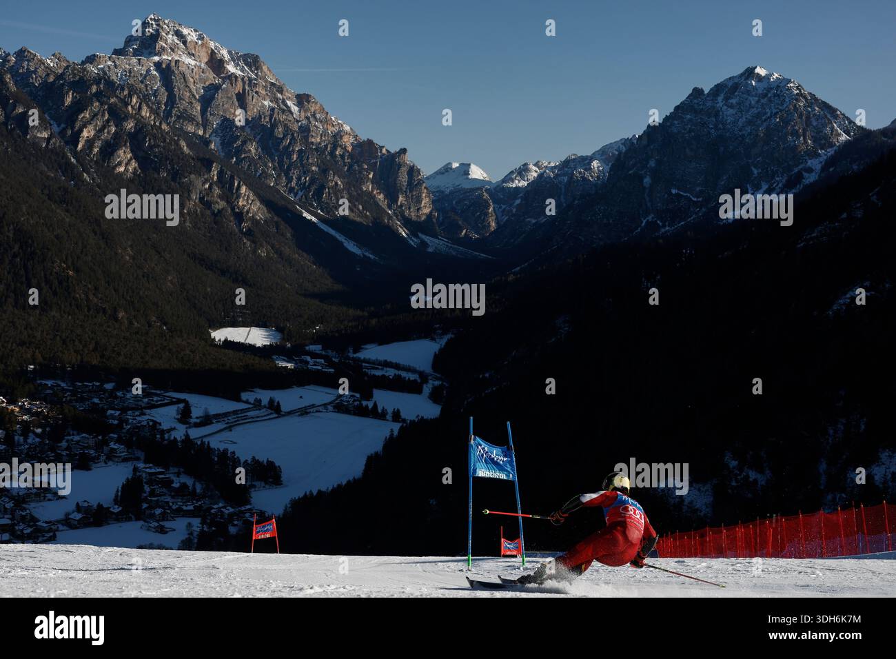 Austria's Julia Scheib speeds down the course during a women's World ...