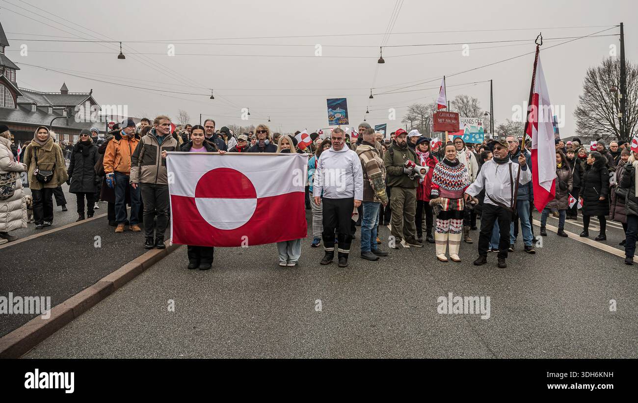 Copenhagen, Denmark. 17 th Jan. 2026. Hands off Greenland, Protest ...