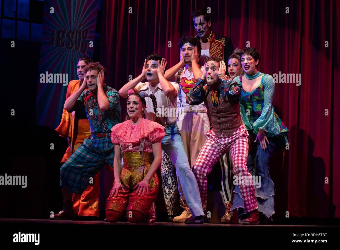 Madrid, Spain. 20th Jan, 2026. The cast perform during the presentation ...