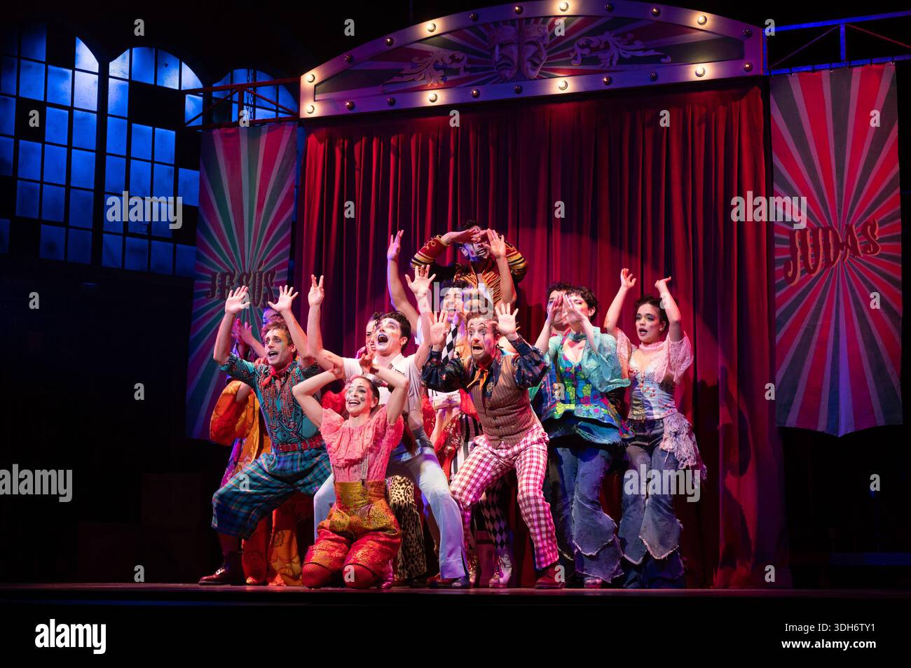 Madrid, Spain. 20th Jan, 2026. The cast perform during the presentation ...