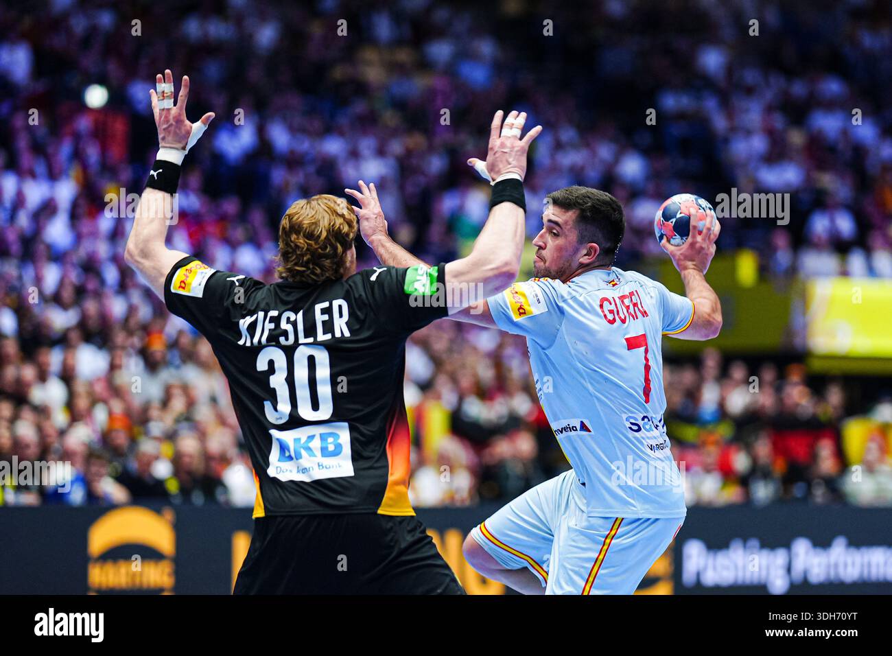 Wurf/Tor Jan Gurri (Spanien, #07) DEN, Deutschland vs. Spanien ...