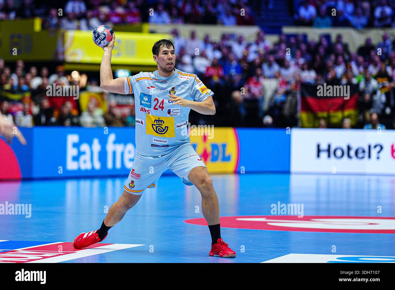 Daniel Dujshebaev (Spanien, #24) DEN, Deutschland vs. Spanien, Handball ...