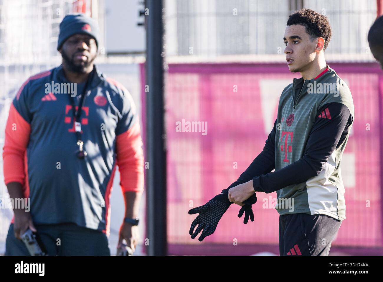 MUNICH, GERMANY - JANUARY 20: Jamal Musiala (FC FC Bayern Munich, 10 ...
