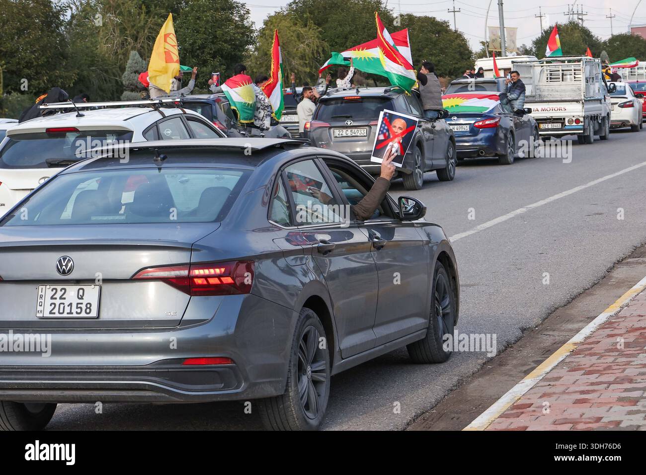 Erbil, Kurdistan Region, Iraq. 20th Jan, 2026. ERBIL IRAQ Mass ...