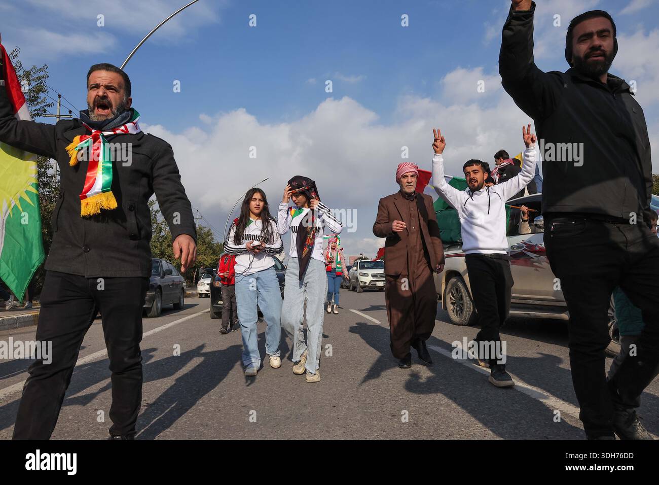 Erbil, Kurdistan Region, Iraq. 20th Jan, 2026. ERBIL IRAQ Mass ...