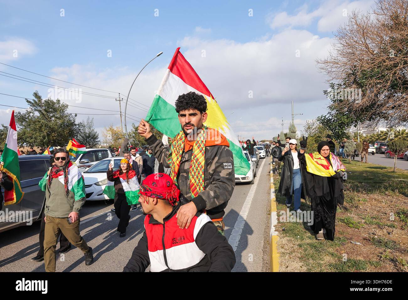 Erbil, Kurdistan Region, Iraq. 20th Jan, 2026. ERBIL IRAQ Mass ...
