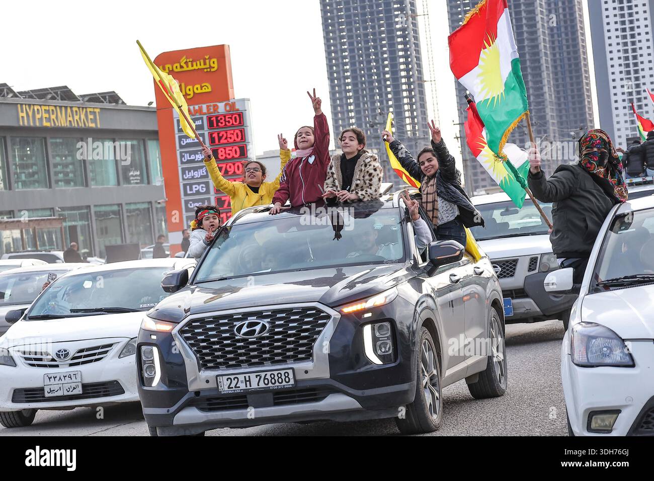 Erbil, Kurdistan Region, Iraq. 20th Jan, 2026. ERBIL IRAQ Mass ...