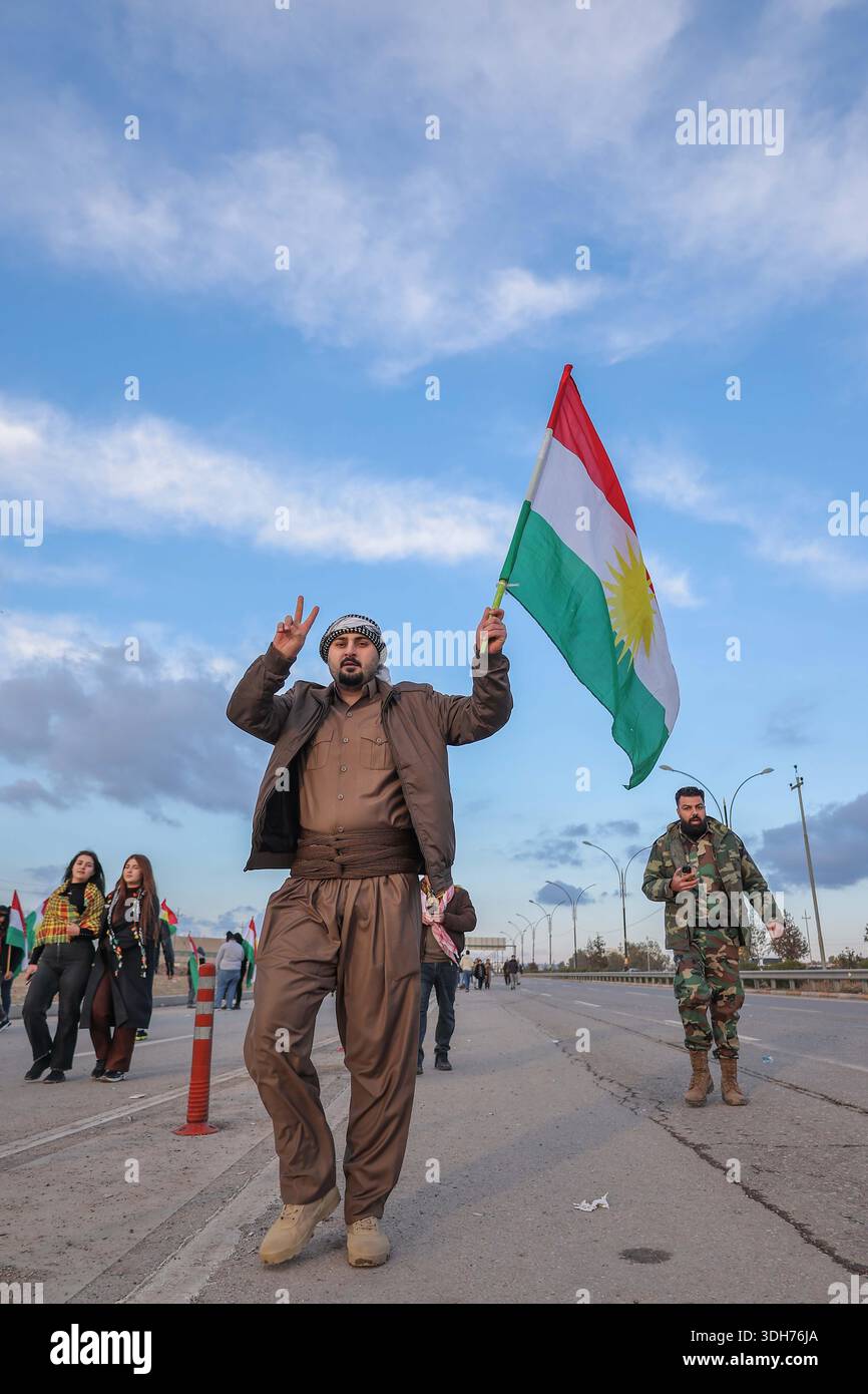 Erbil, Kurdistan Region, Iraq. 20th Jan, 2026. ERBIL IRAQ Mass ...