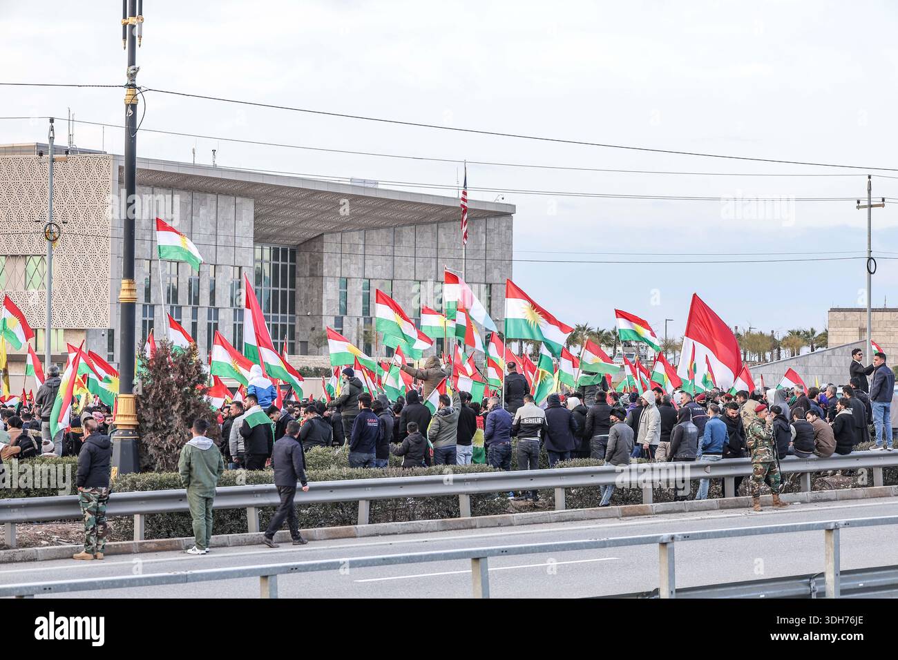 Erbil, Kurdistan Region, Iraq. 20th Jan, 2026. ERBIL IRAQ Mass ...