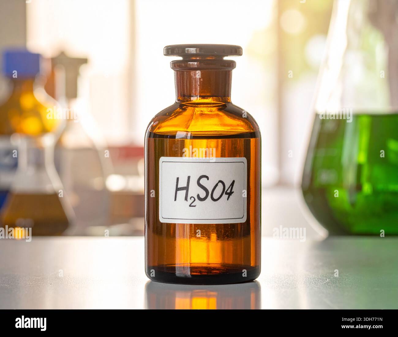 Science laboratory equipment flat hi-res stock photography and images ...