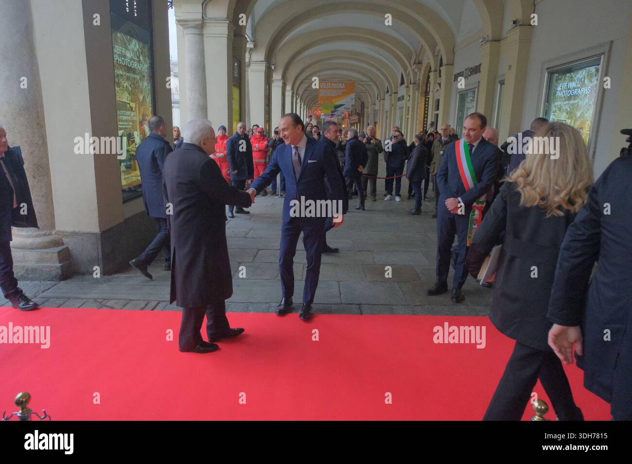 Turin, Italy. 20th Jan, 2026. Turin, President Mattarella visits the ...