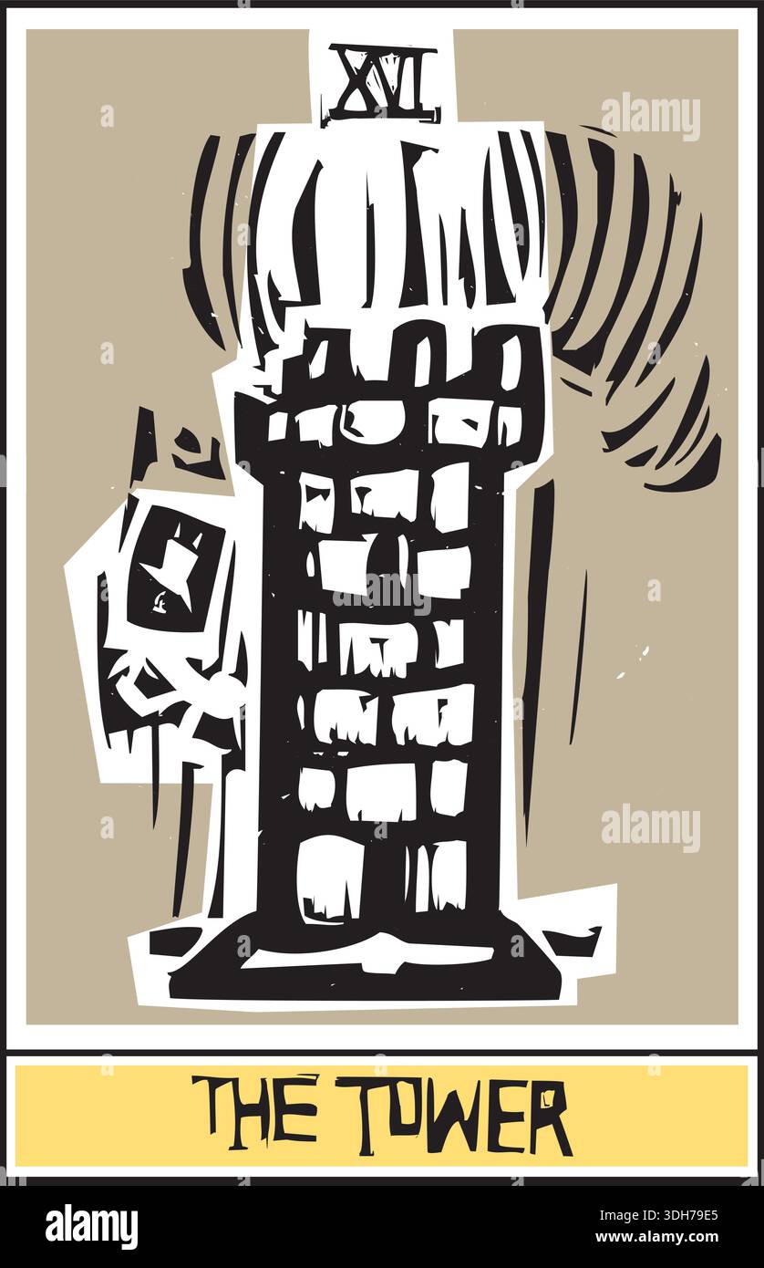 Tarot card image tower hi-res stock photography and images - Alamy