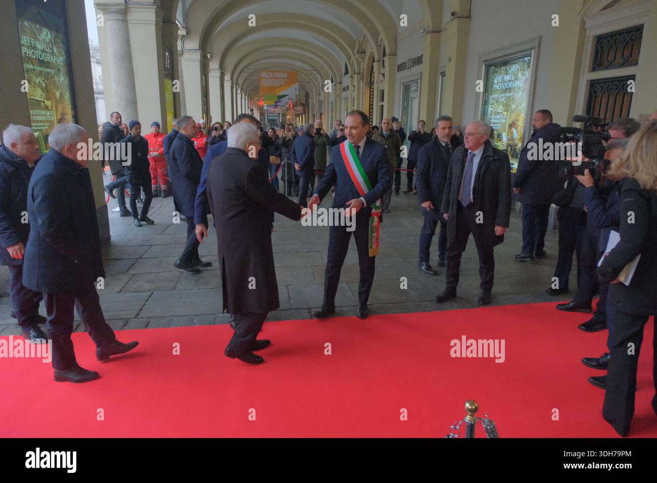Turin, Italy. 20th Jan, 2026. Turin, President Mattarella visits the ...