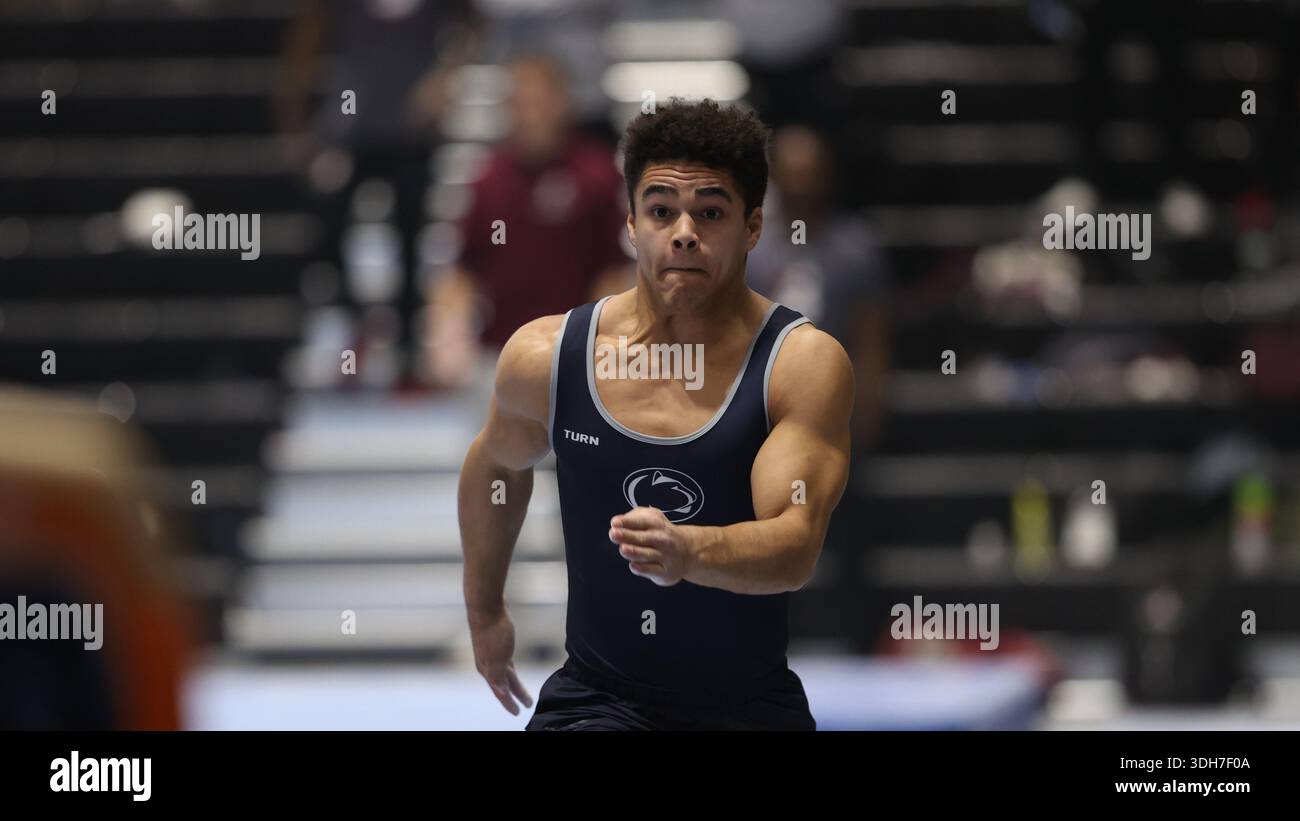 Penn State's Shaun Smith competes during an NCAA gymnastics meet on ...