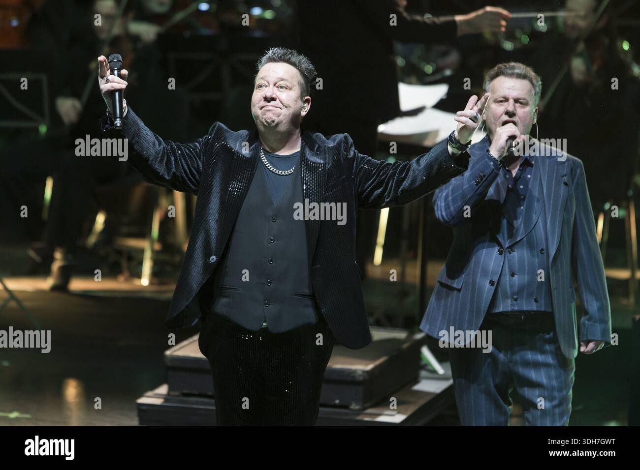 Sebastian Krumbiegel, singer of Die Prinzen live on Symphonica Tour ...