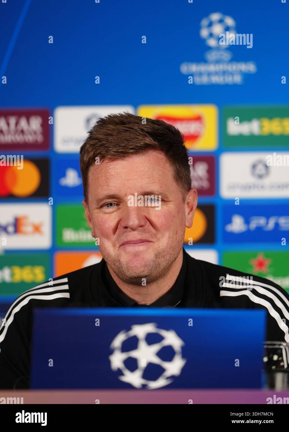 Newcastle United manager Eddie Howe during a press conference at St ...