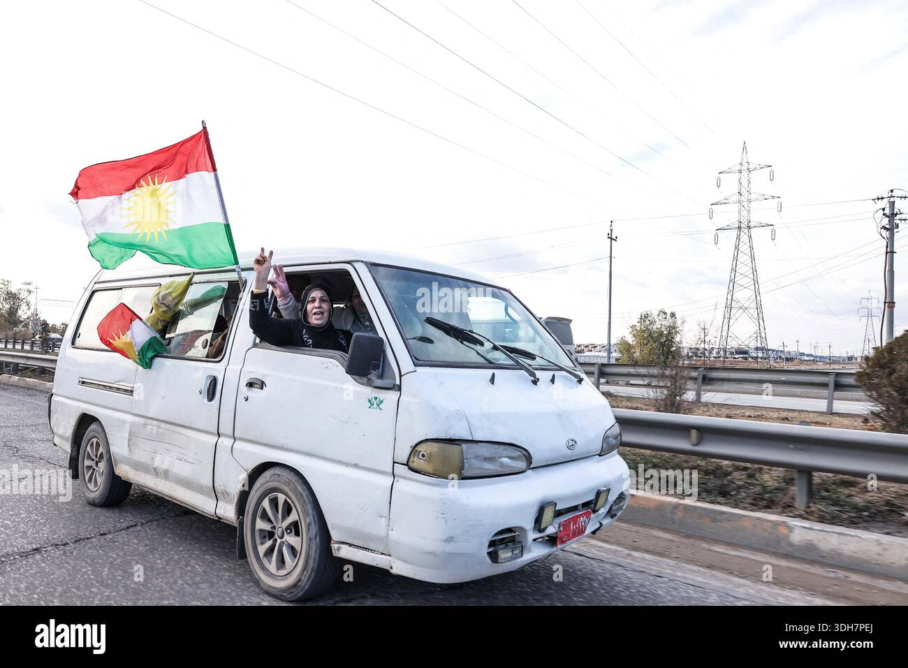 Mass demonstrations swept through Erbil as a diverse crowd of women ...