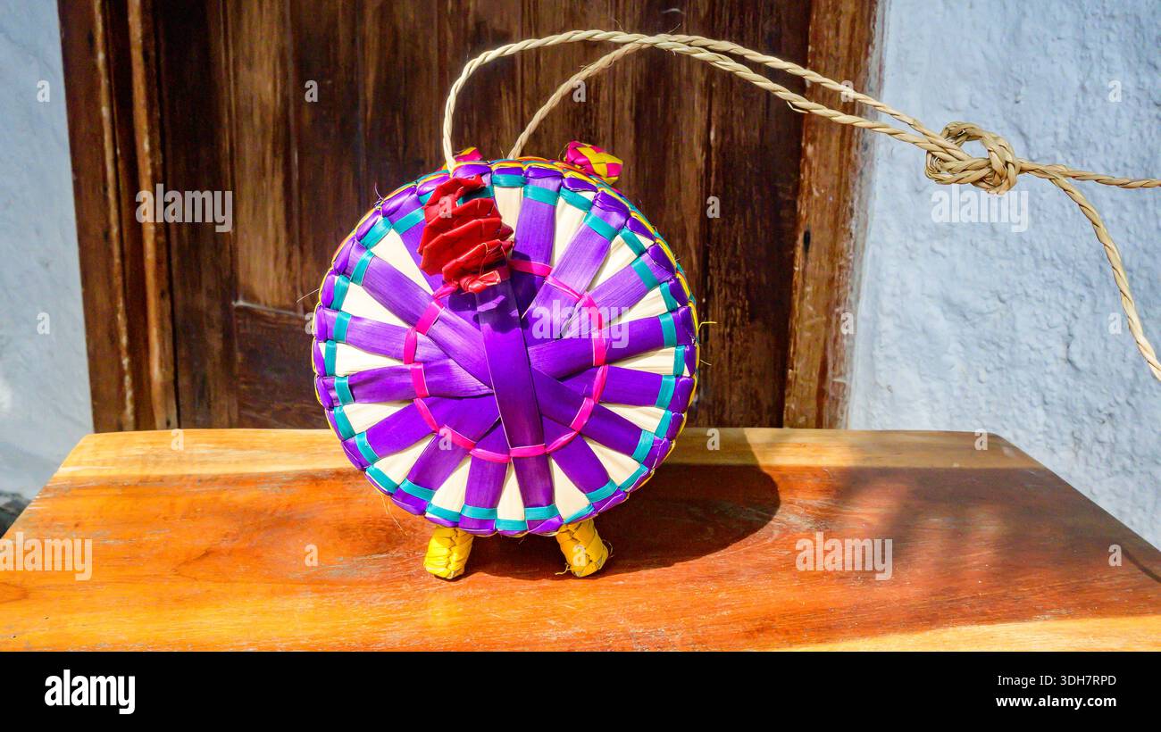 Traditional Indigenous Craft in the Shape of a Pig Stock Photo - Alamy