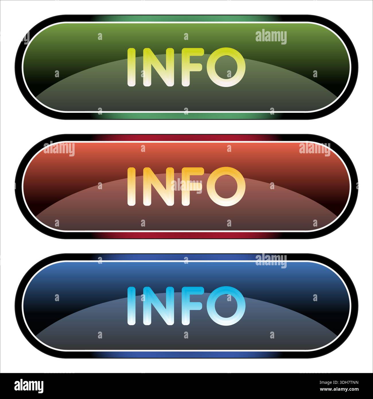 Info vector set hi-res stock photography and images - Alamy