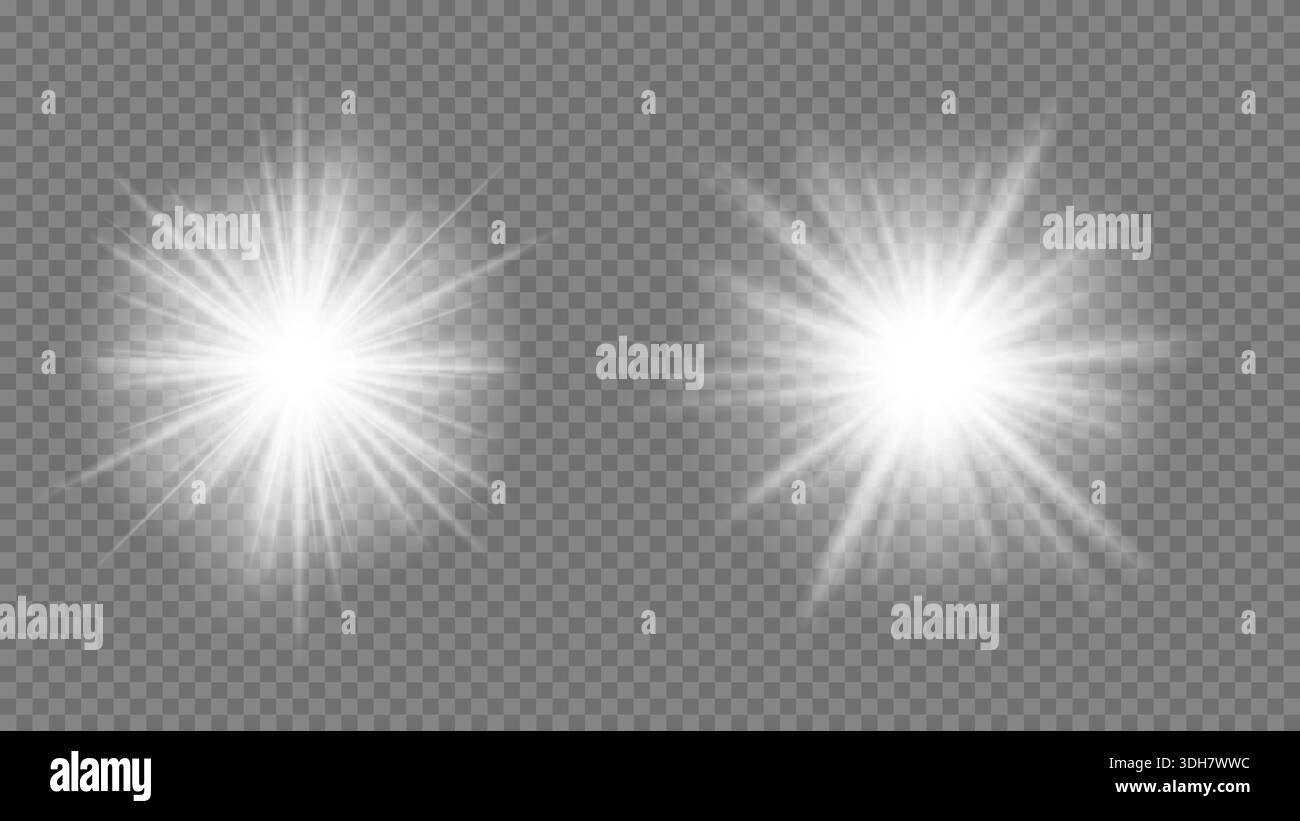 Light beams dazzle Stock Vector Images - Alamy