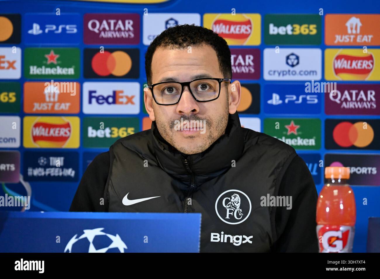 London, UK. Liam Rosenoir, Head Coach Chelsea FC, UEFA Champions League ...