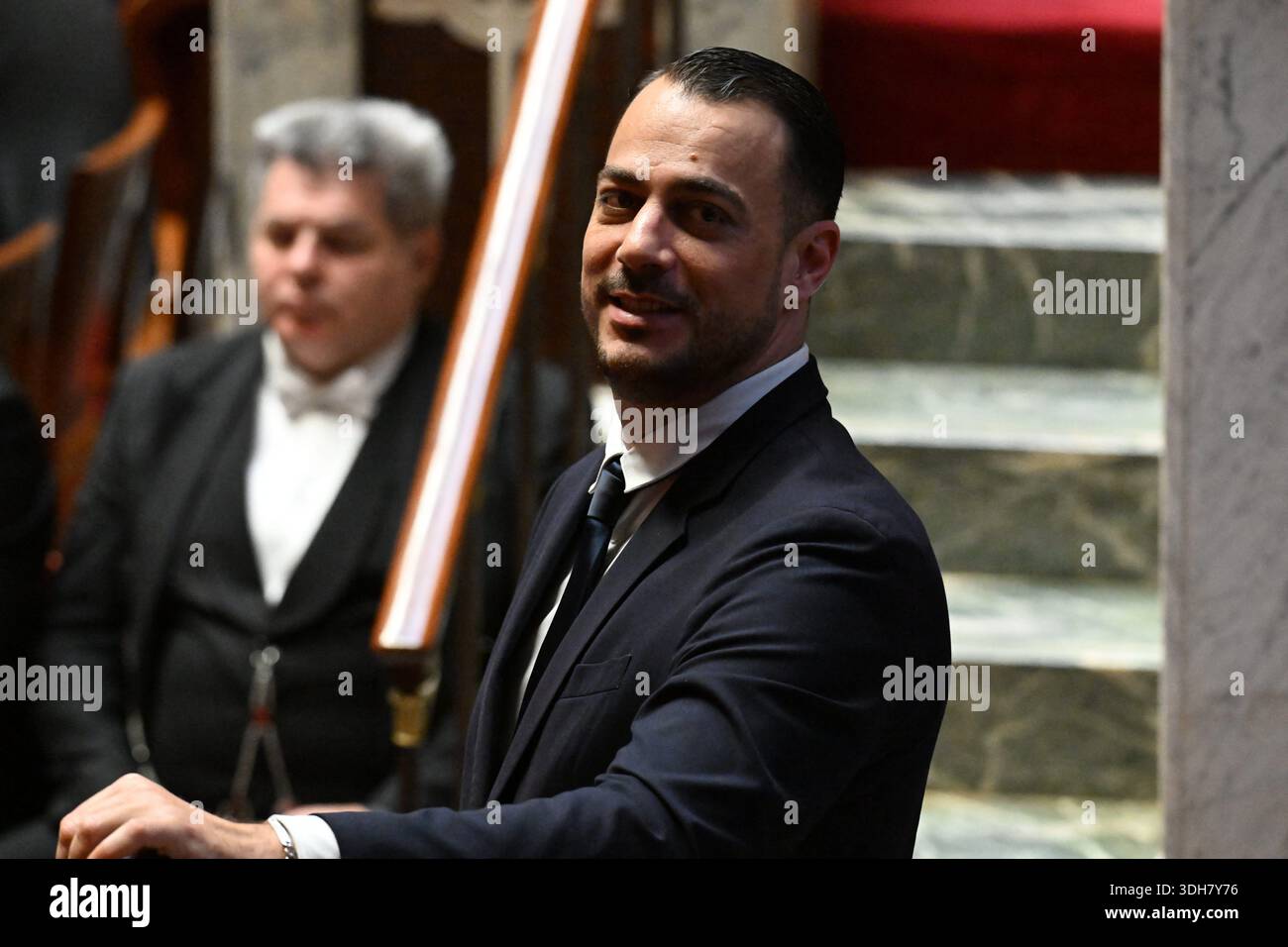Paris, France. 20th Jan, 2026. Sebastien Delogu during a session of ...