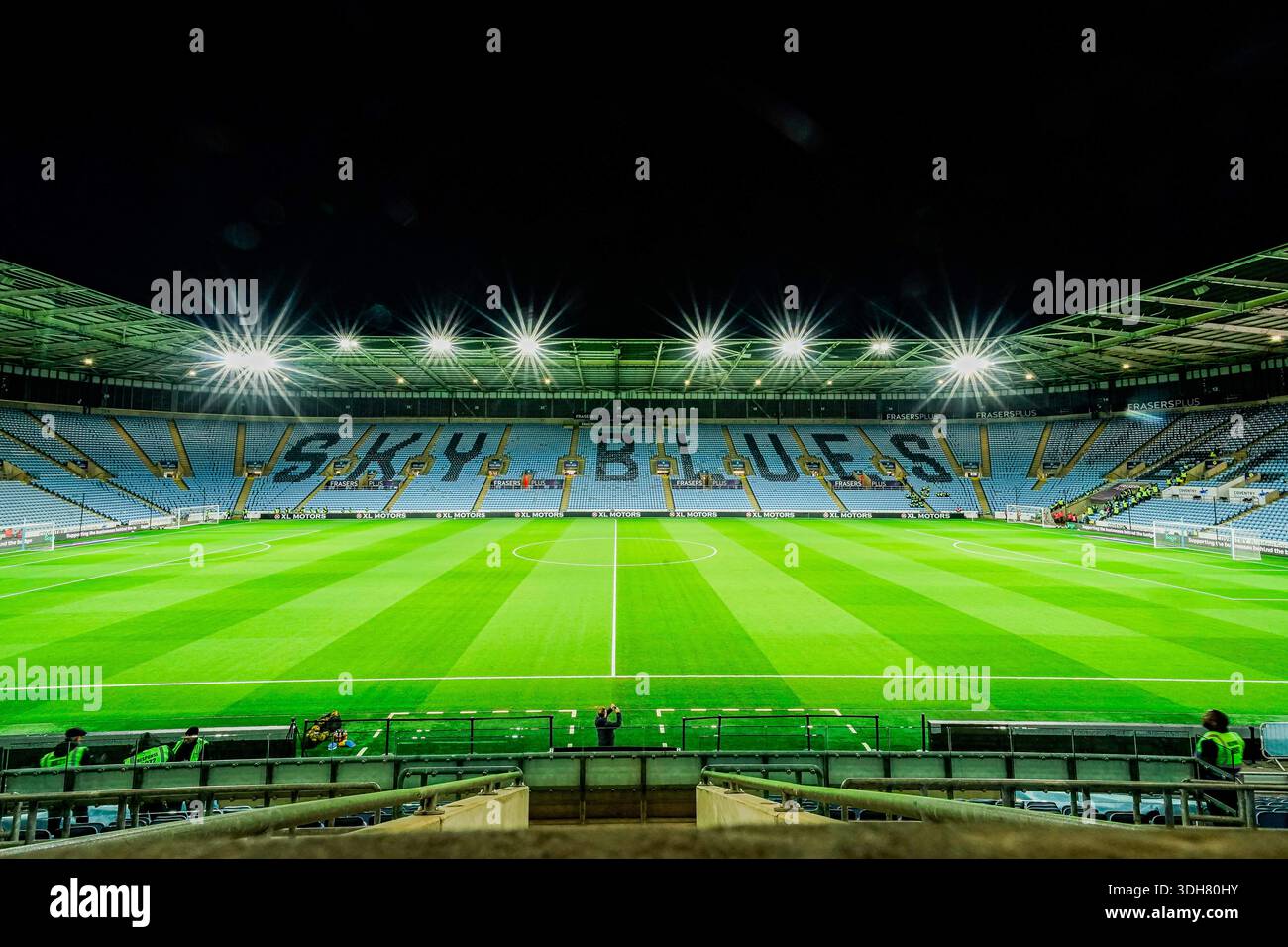 A general view of ahead of the pitch and stands during the Sky Bet ...