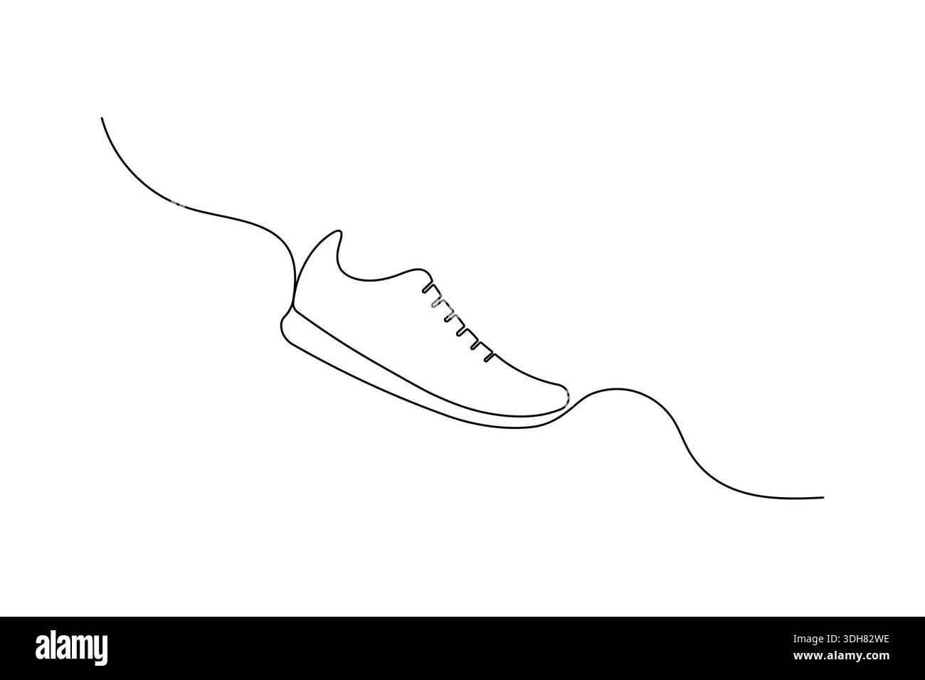 Footwear shoe continuous one hi-res stock photography and images - Alamy