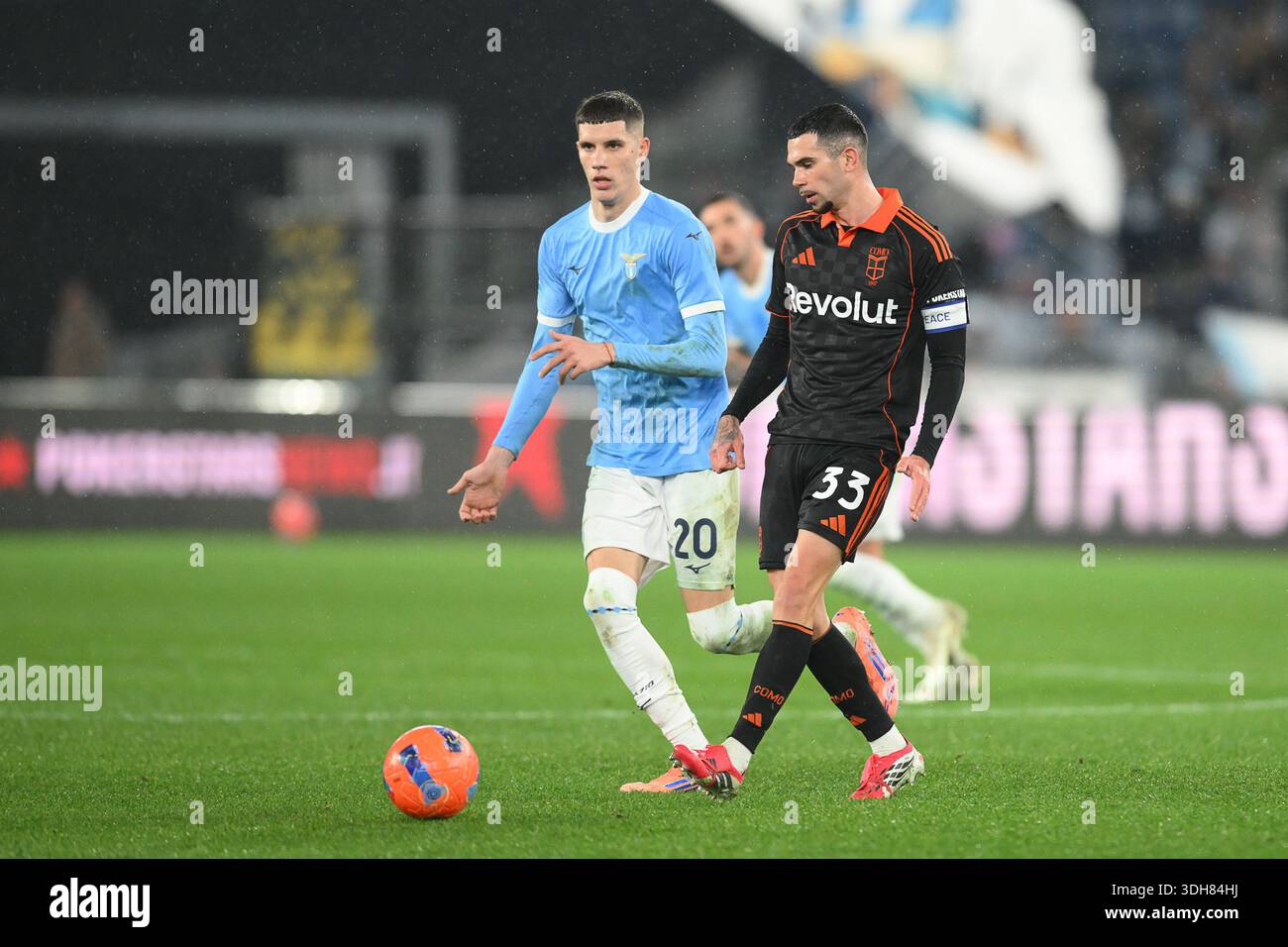 Olimpico Stadium, Rome, Italy - Lucas Da Cunha of Como 1907 under ...